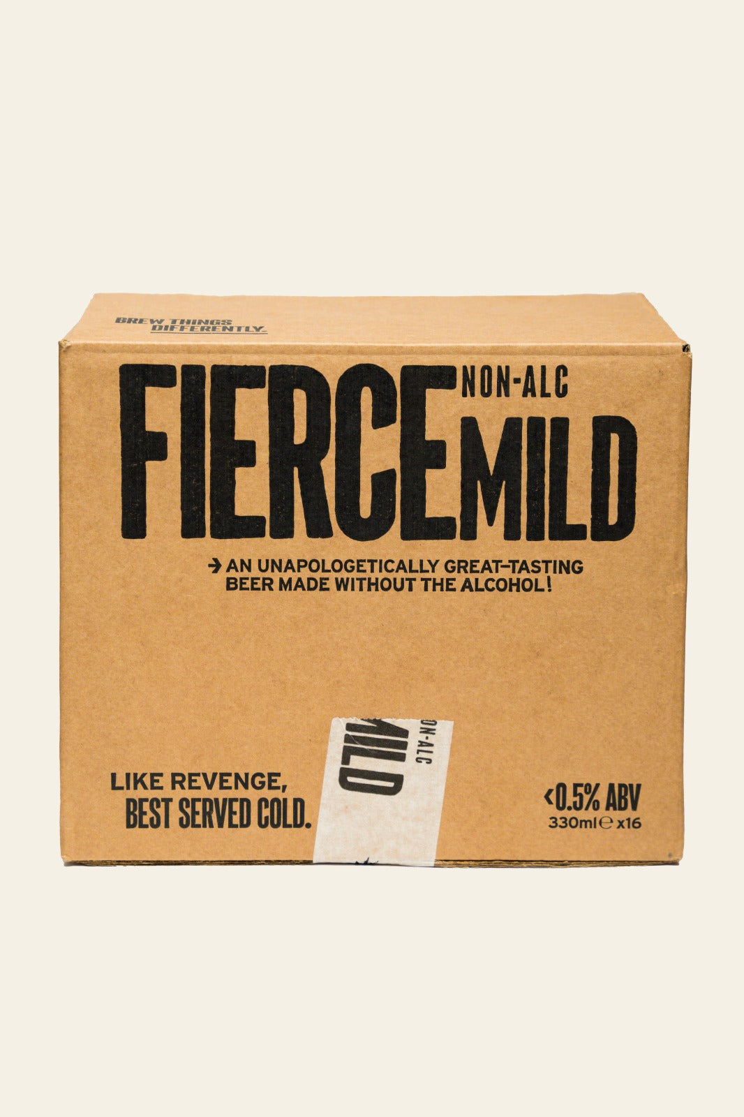 Fierce Mild, Non-Alc Beer. Extra Pale Ale